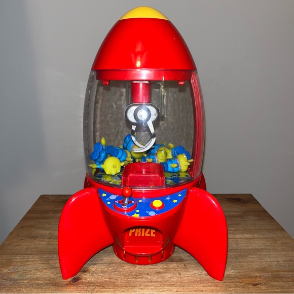 Disney | Toys | Disney Red And Yellow Rocket Toy Story Claw Machine ...